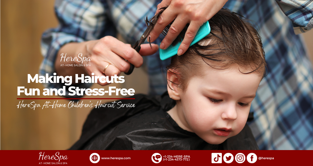 At-Home Children's Haircut Service | HereSpa | HereSpa